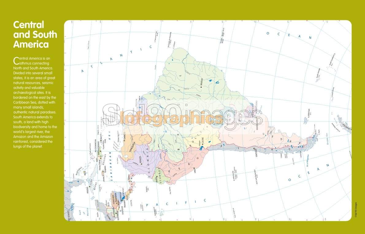 Infografía América Central Y Del Sur | Infographics90