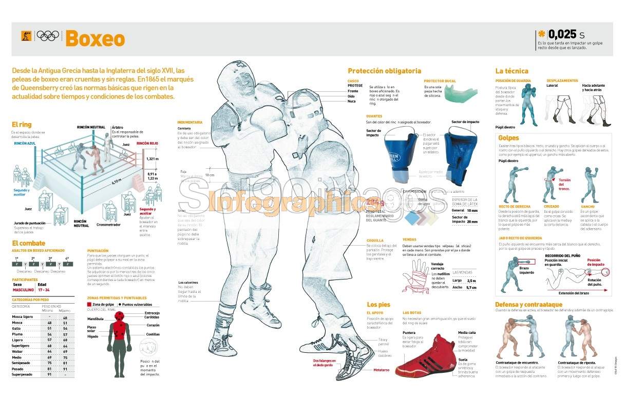 Infografía Boxeo | Infographics90