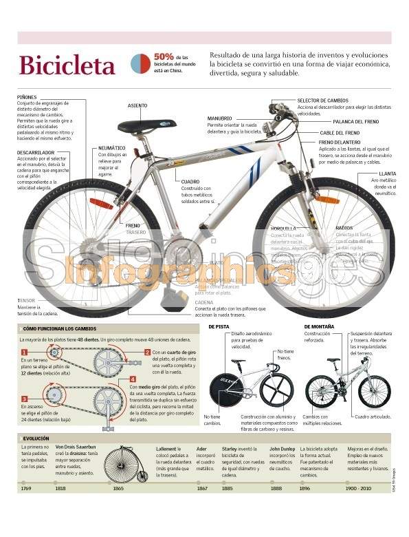 Infografía Bicicleta | Infographics90